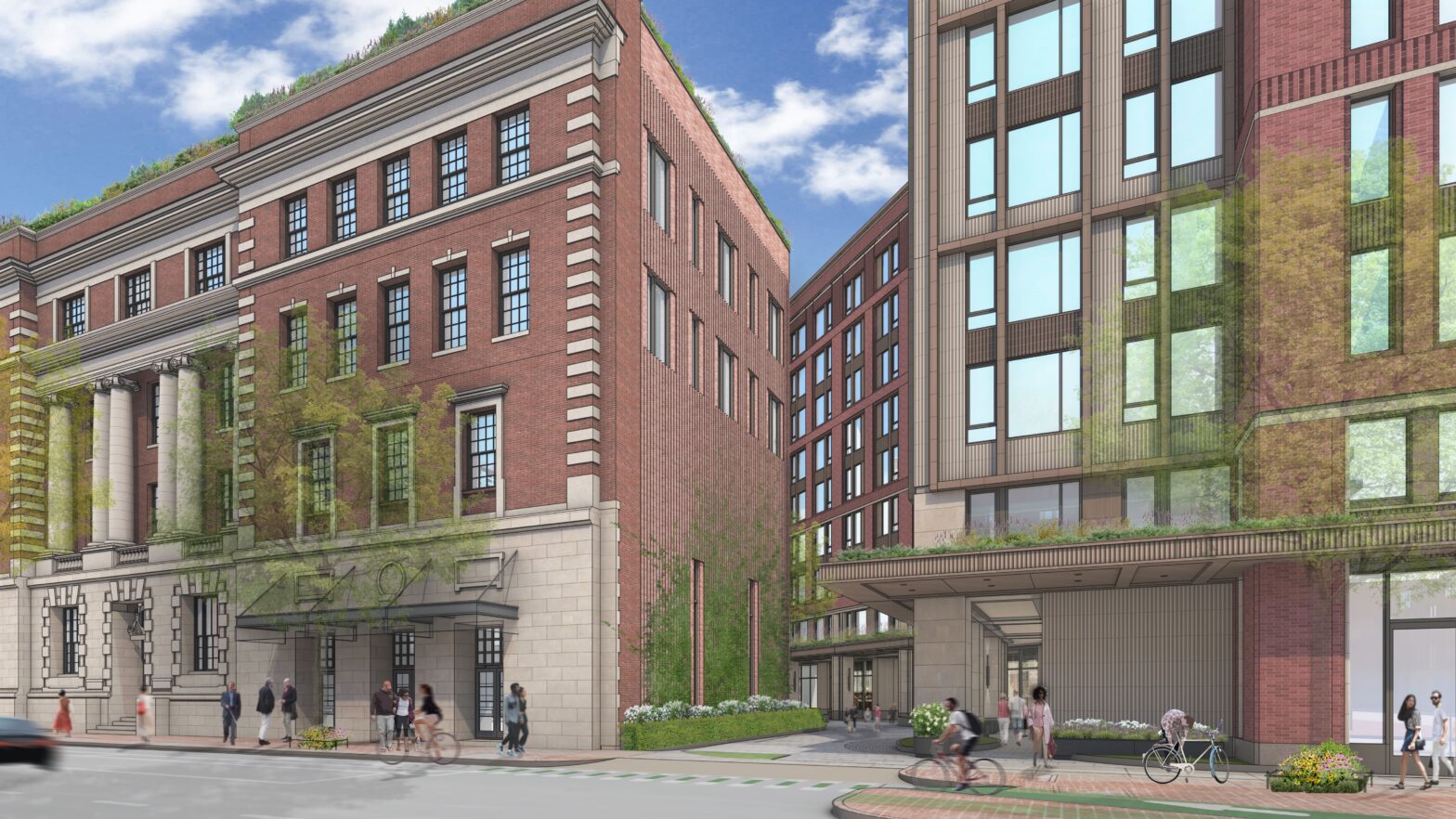 41 Berkeley | Redeveloped Block Reusing Existing Historic College