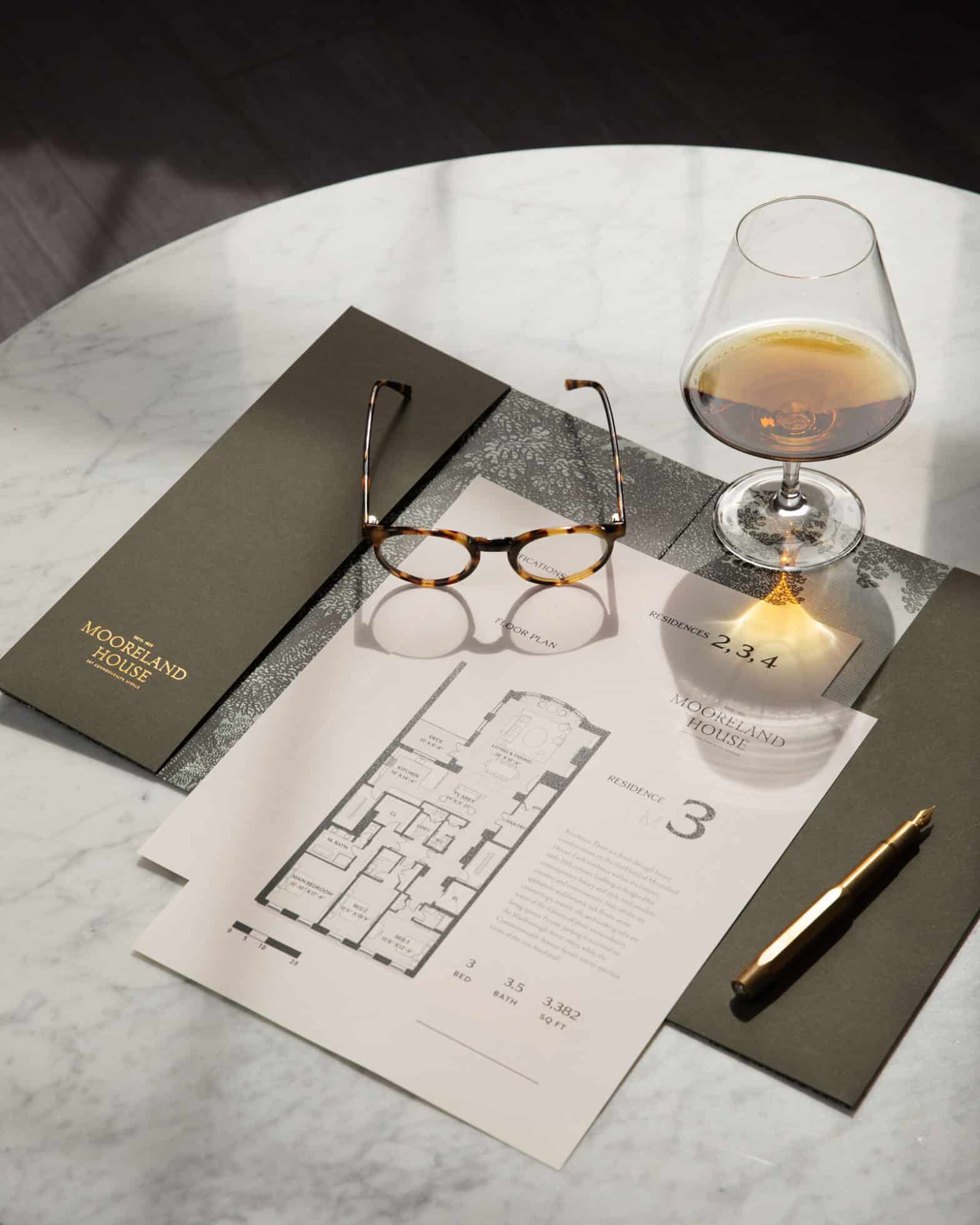 Mooreland House Identity | Branding for Boston Real Estate
