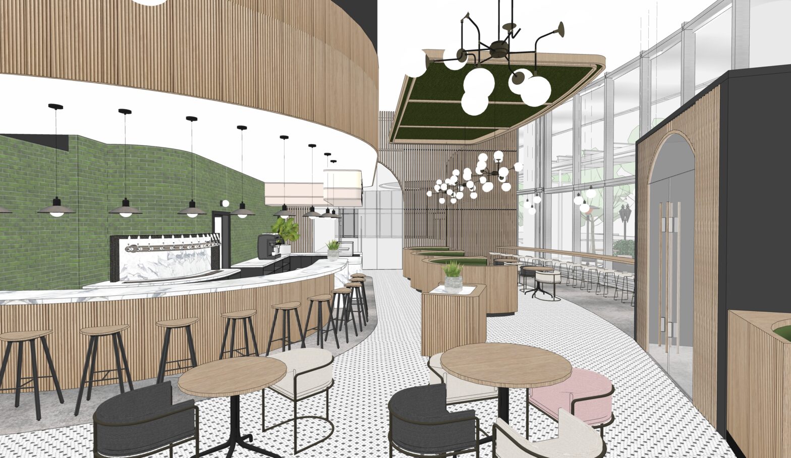 Innovation District Restaurant | Modern Seaport Hospitality Design