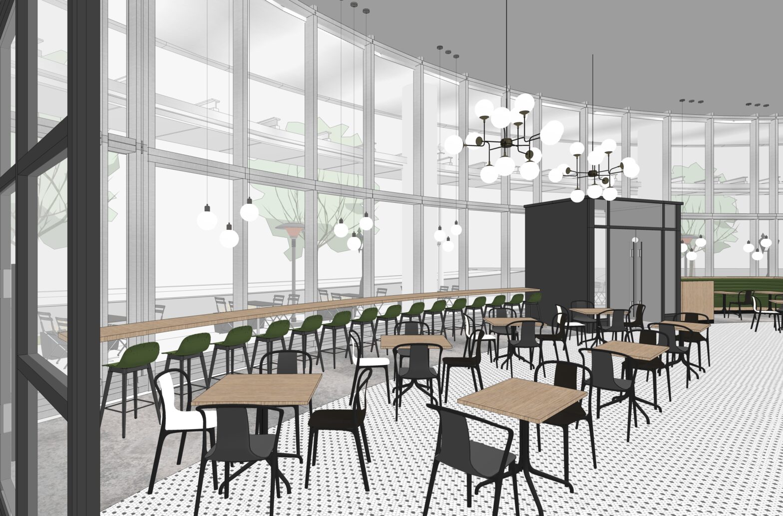 Innovation District Restaurant | Modern Seaport Hospitality Design